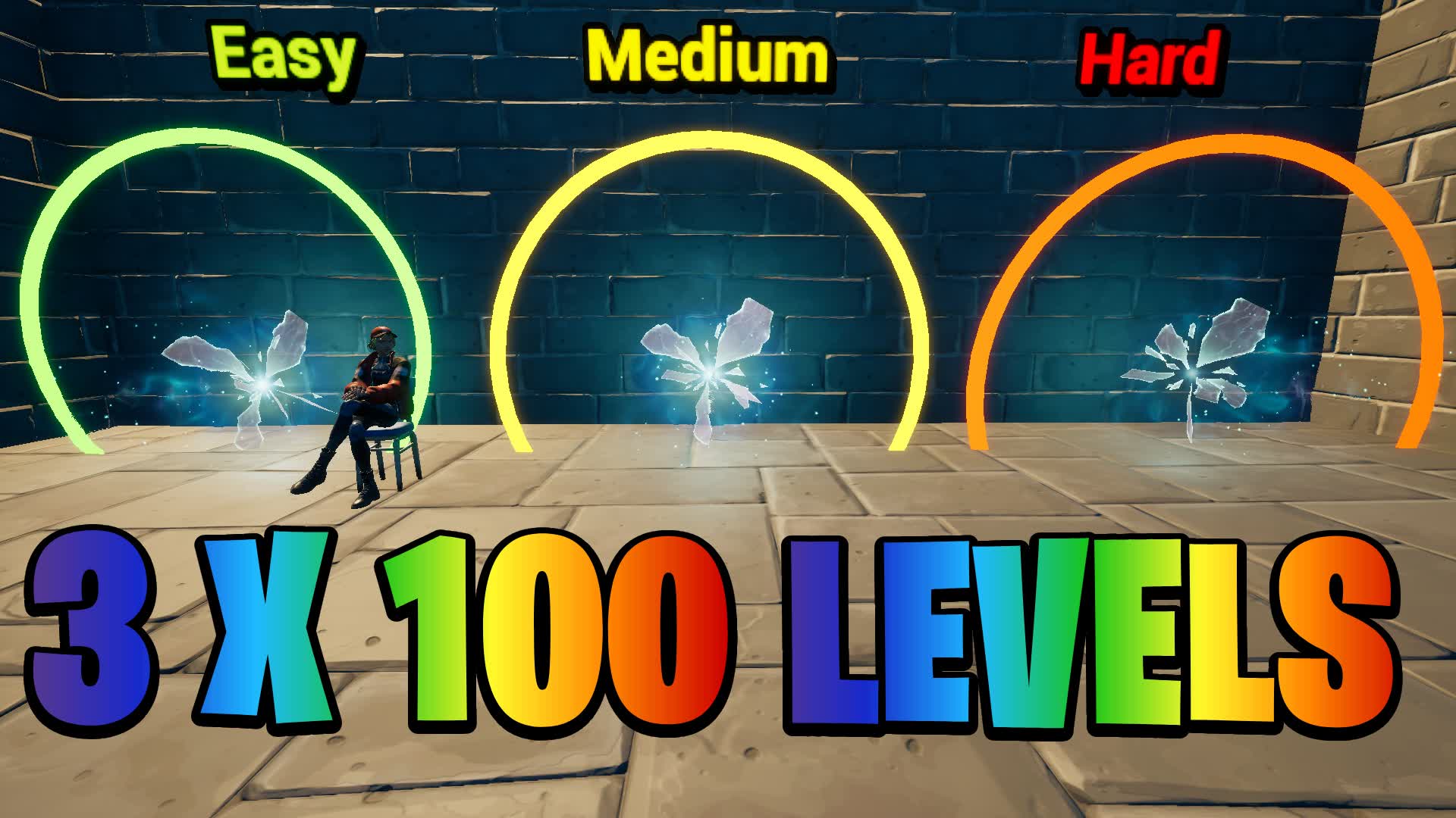 ⭐300 LEVEL DEATHRUN⭐ [ decoy95 ] – Fortnite Creative Map Code