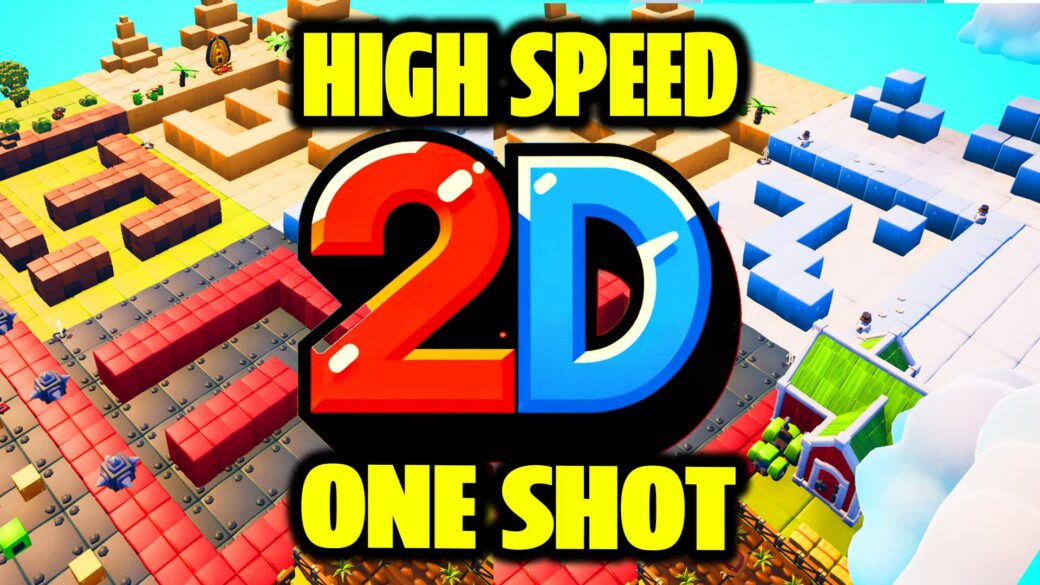 2D ONE SHOT GUN SWORD GAME 🎯 [ MUNBANA ] – Fortnite Creative Map Code