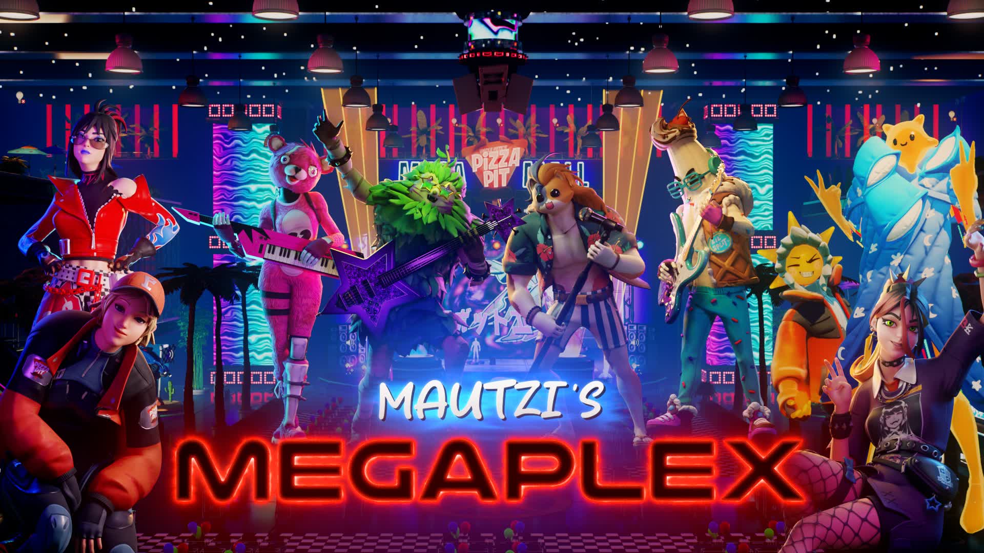 🍕MAUTZIS MEGAPLEX FFA🎉 [ mautzi ] – Fortnite Creative Map Code