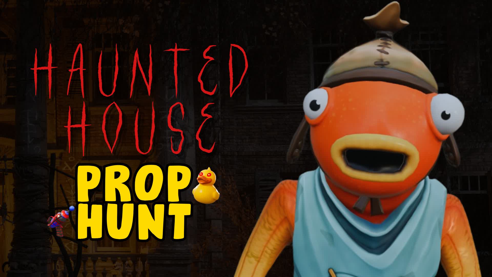 🏠 HAUNTED HOUSE - PROP HUNT 🐥 [ miazuks ] – Fortnite Creative Map Code