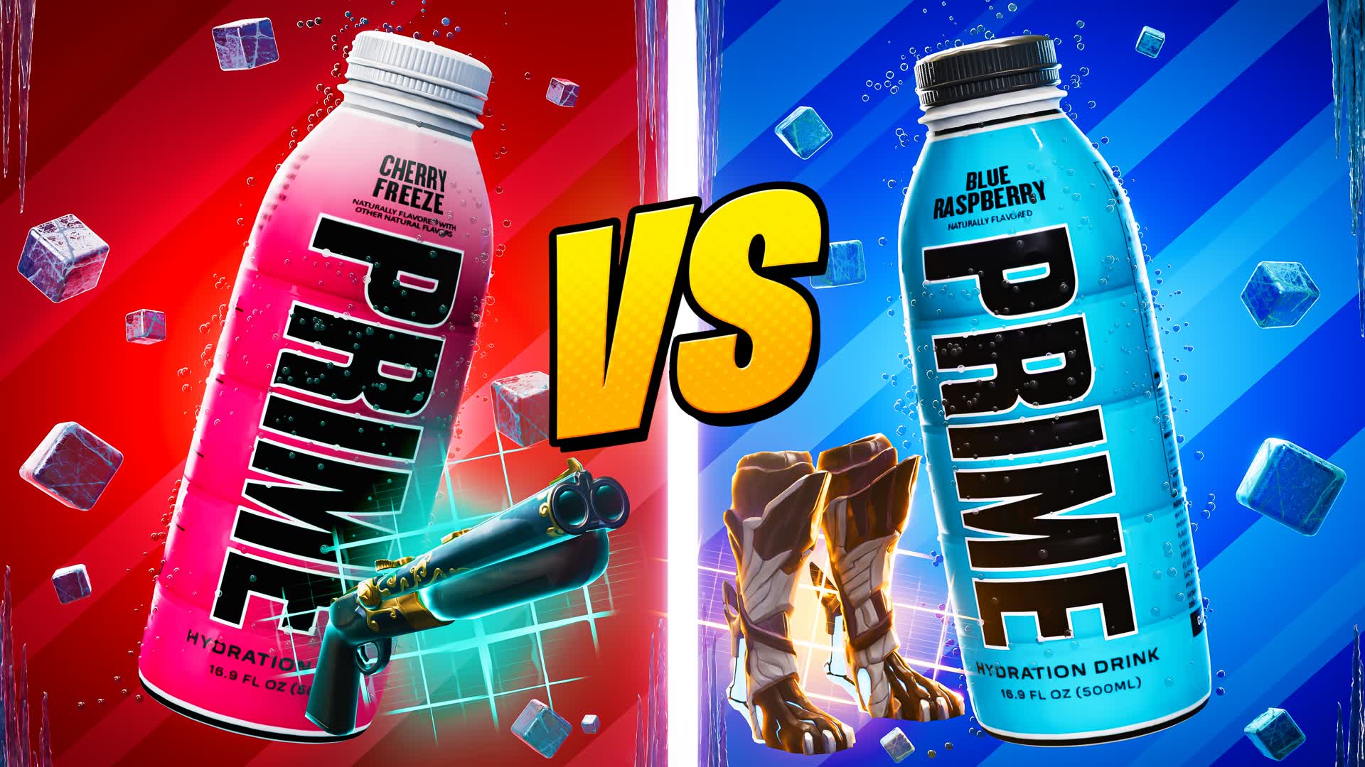 PRIME RED VS BLUE 🔴 🔵 [ primehydration ] – Fortnite Creative Map Code