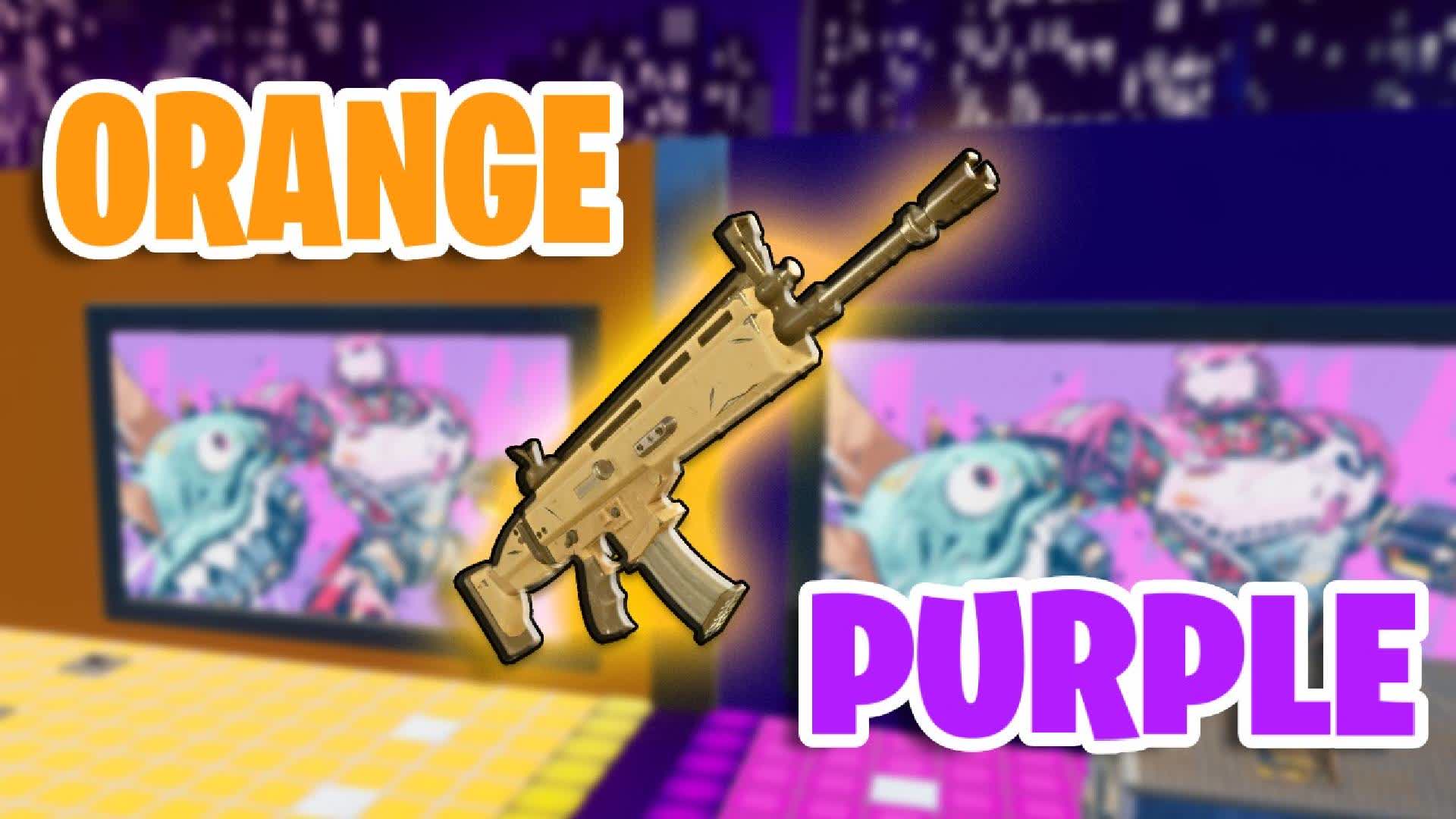 ORANGE VS PURPLE - PVP [ tokyoemi ] – Fortnite Creative Map Code