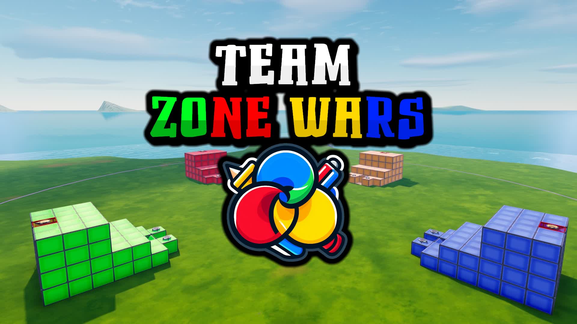 🎨 TEAM ZONE WARS 🌀 [ watertrax ] – Fortnite Creative Map Code