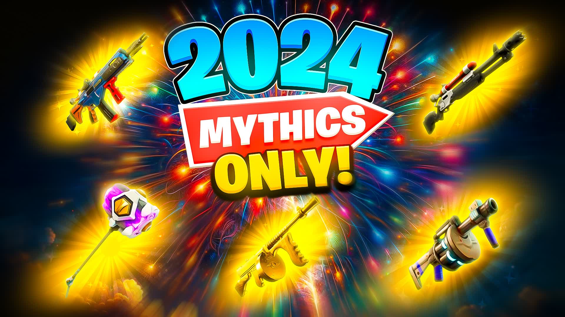 ⭐2024 MYTHICS ONLY🎉 [ gnarlzs ] – Fortnite Creative Map Code