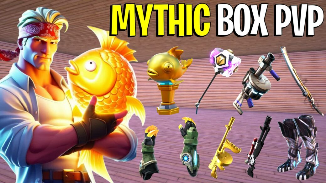 MYTHIC BOX PVP📦 [ fida ] – Fortnite Creative Map Code