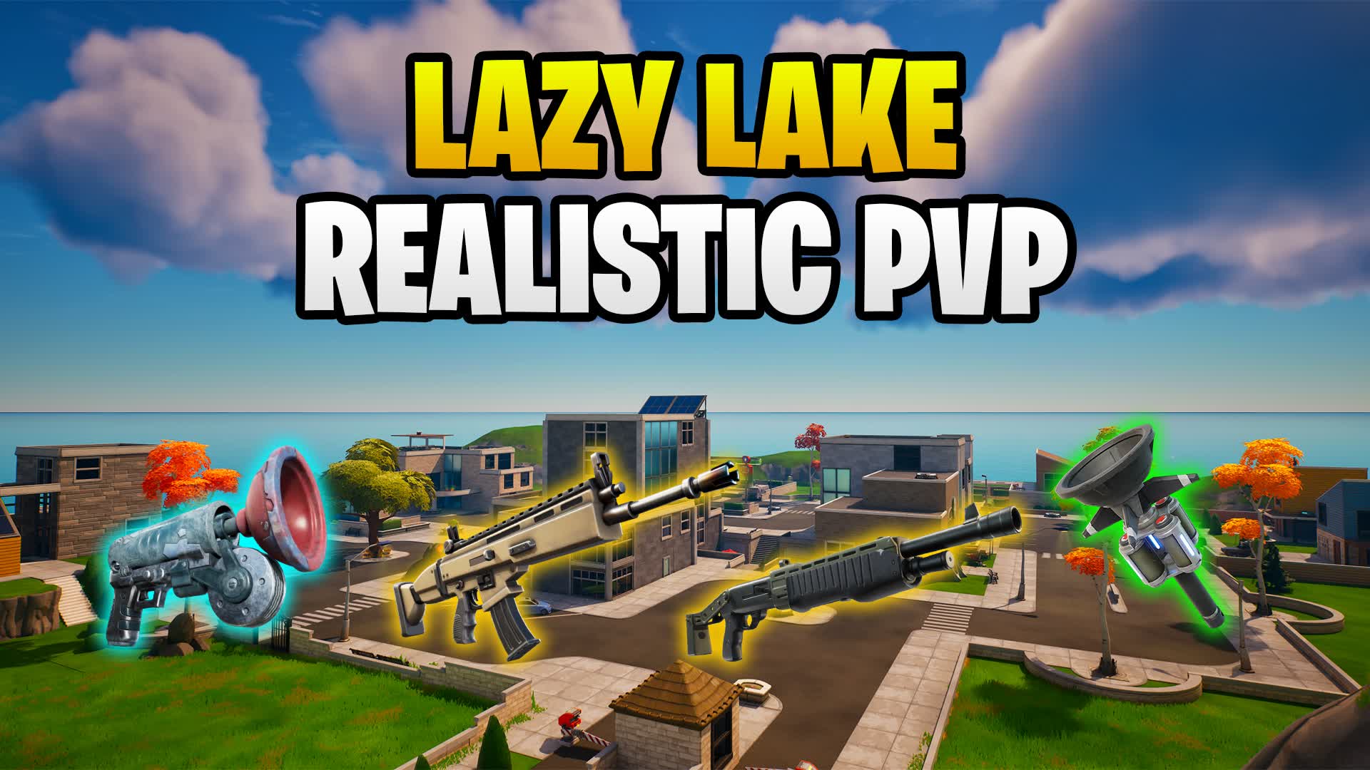 Lazy Realistic PvP - OG Weapons [ off-synix ] – Fortnite Creative Map Code