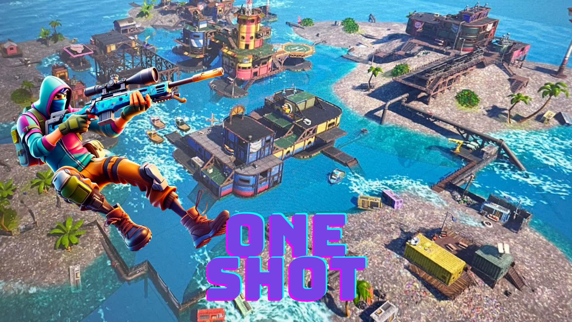 The Fortilla Island ONE SHOT [ sk-1883 ] – Fortnite Creative Map Code