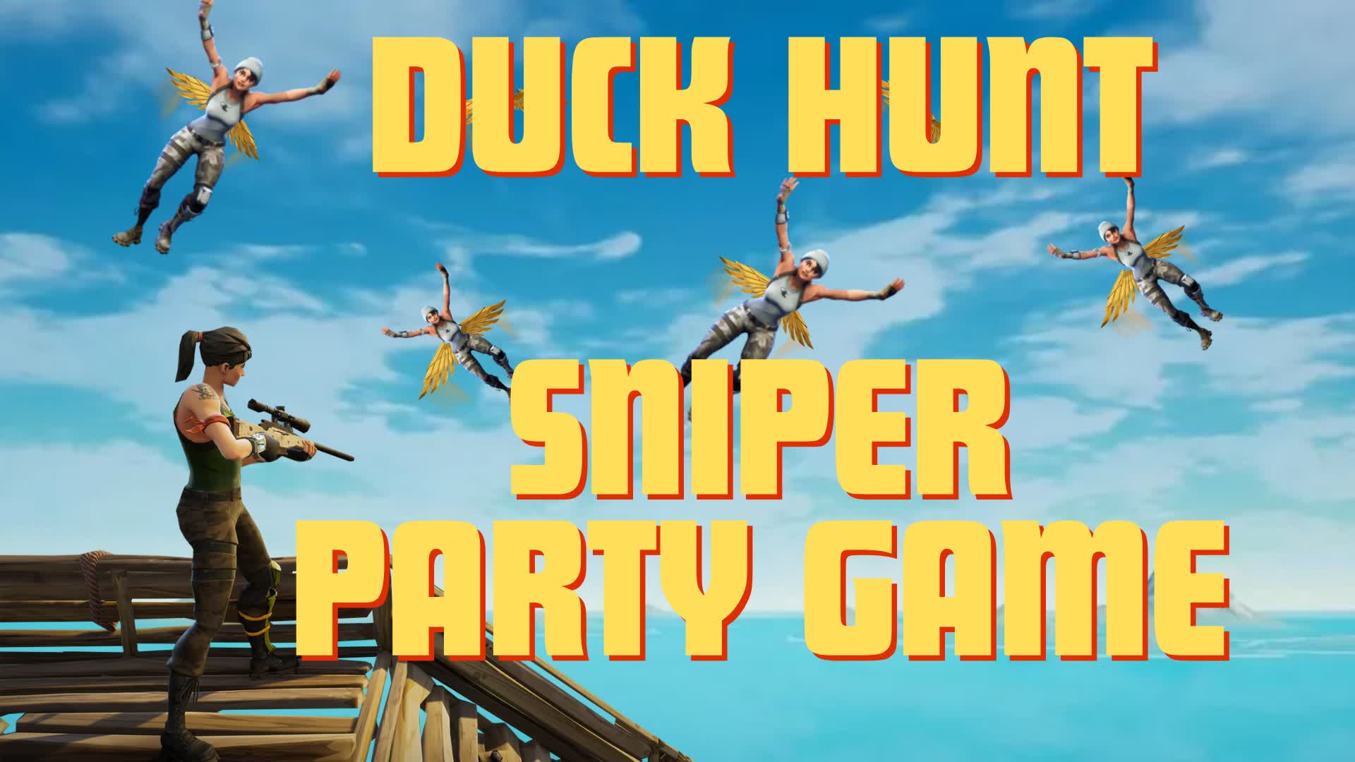 Duck Hunt (A Sniper Party Game) [ onthehouse ] – Fortnite Creative Map Code
