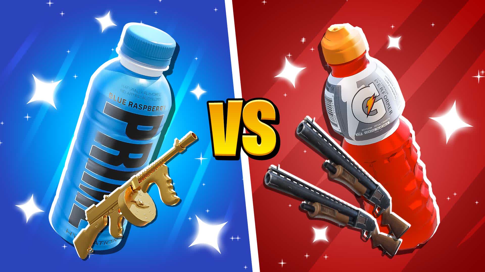 🔵 PRIME VS GATORADE 🔴 [ frustrate ] – Fortnite Creative Map Code