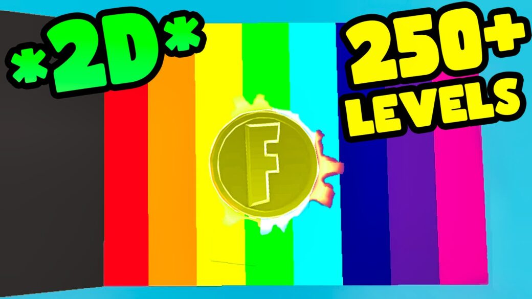 2D DEFAULT OBBY 250+ [ adameh30 ] – Fortnite Creative Map Code