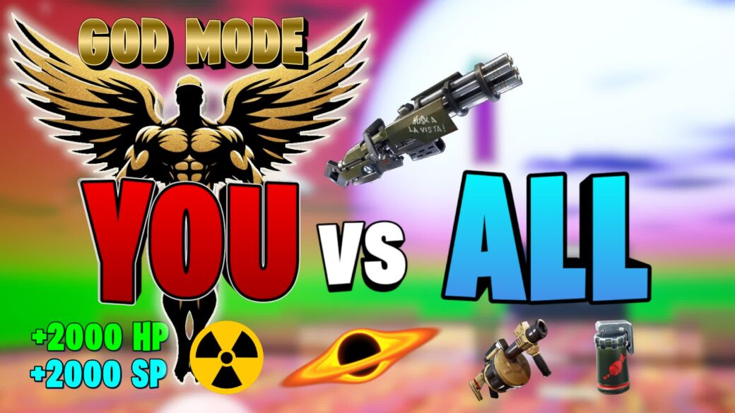 YOU VS ALL (1.0) [ unreg ] – Fortnite Creative Map Code