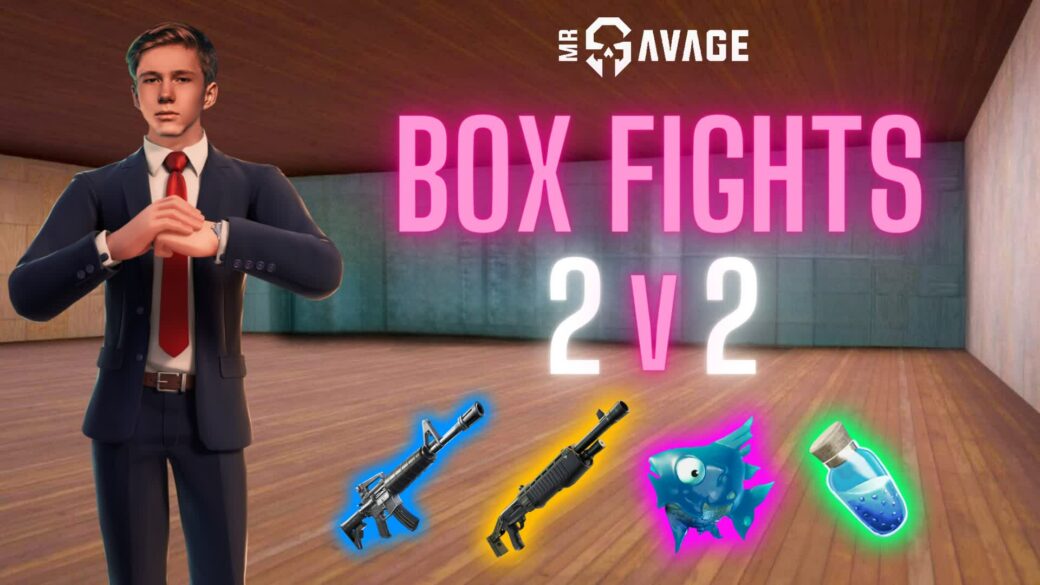 MrSavage BOXFIGHTS (2v2) [ chanaga ] – Fortnite Creative Map Code