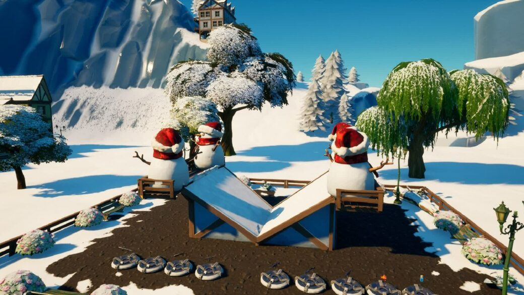 Realistic OG 1v1 Winter Map [ robinbndr ] – Fortnite Creative Map Code