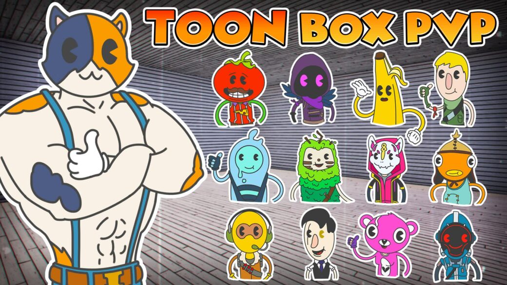 TOON BOX PVP📦 [ thip ] – Fortnite Creative Map Code