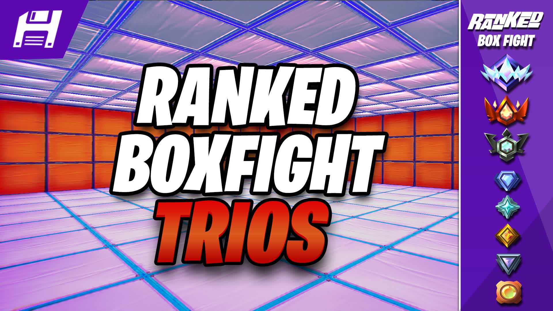 📦 TRIO RANKED BOXFIGHT 🏆 [ simoyt ] – Fortnite Creative Map Code