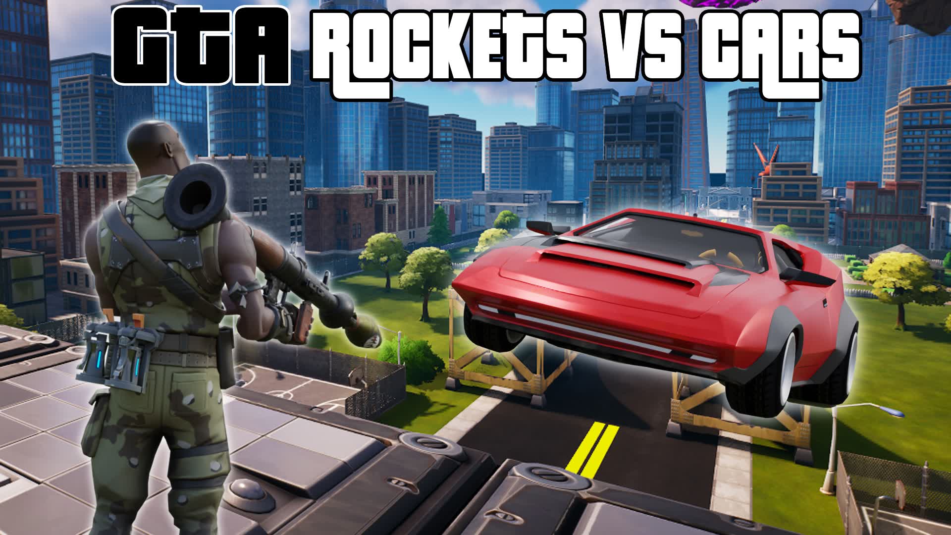 GTA Rockets VS Cars [ thestalker ] – Fortnite Creative Map Code