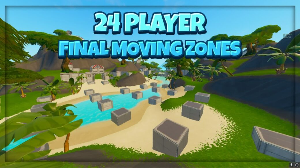 24 Player Final Moving Zones [ tumq ] – Fortnite Creative Map Code
