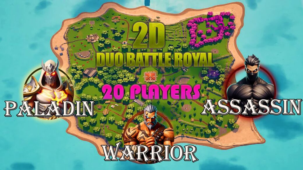 2D Duo Battle Royal | 20 Player, New Map [ kouto ] – Fortnite Creative ...