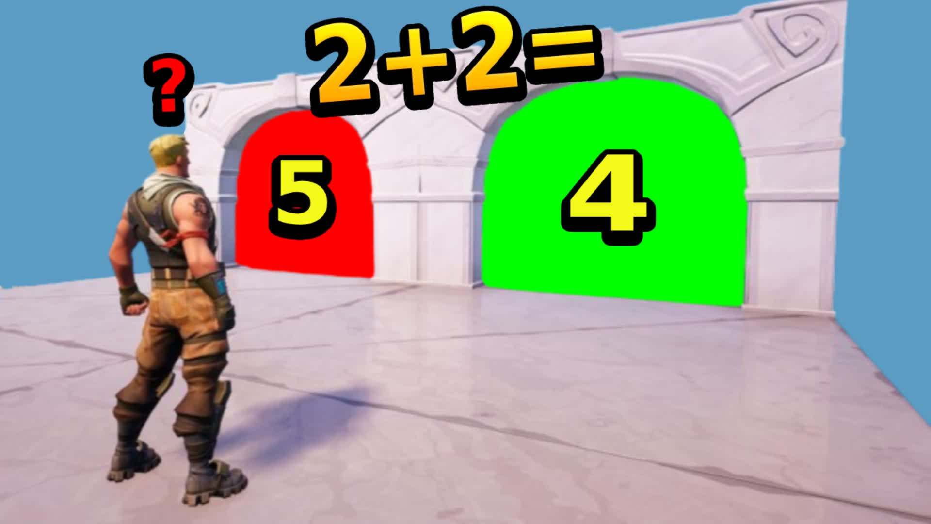 🤓Math Wall Simulator [ roddyv2 ] – Fortnite Creative Map Code