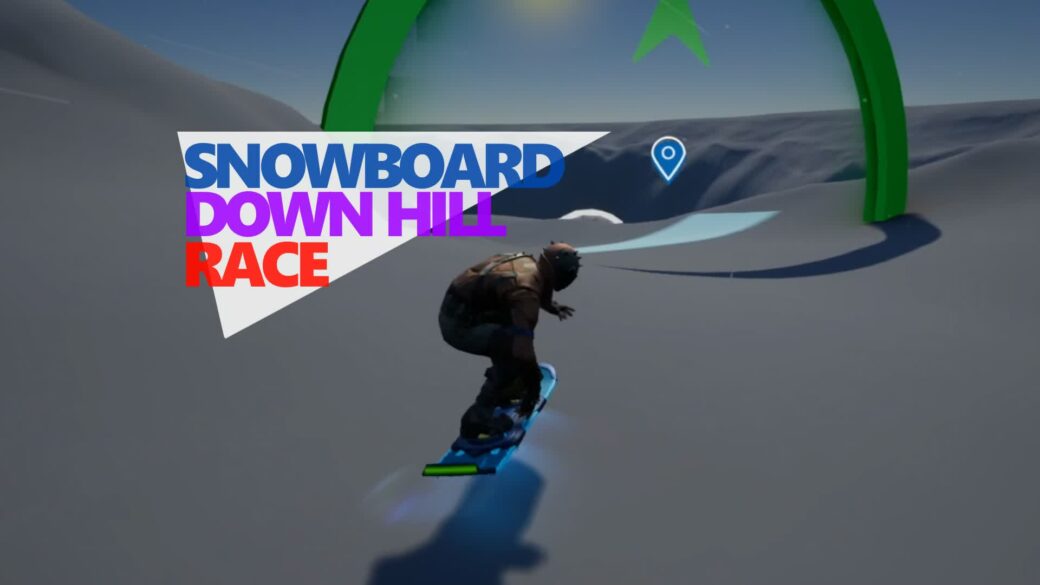 Snowboard Down Hill Racer [ shawk ] – Fortnite Creative Map Code