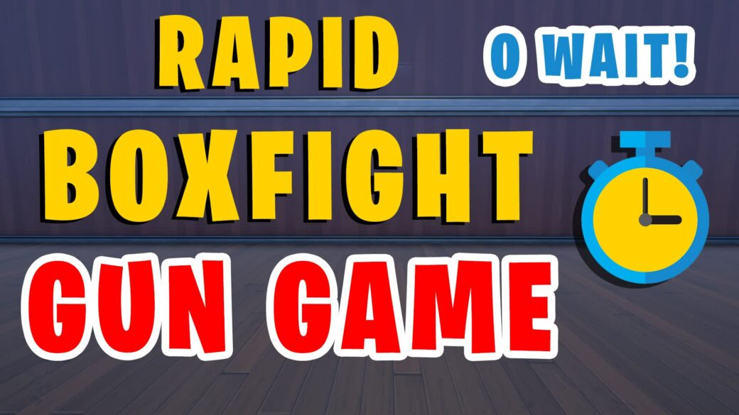 RAPID BOXFIGHT GUN GAME [ nmgames ] – Fortnite Creative Map Code