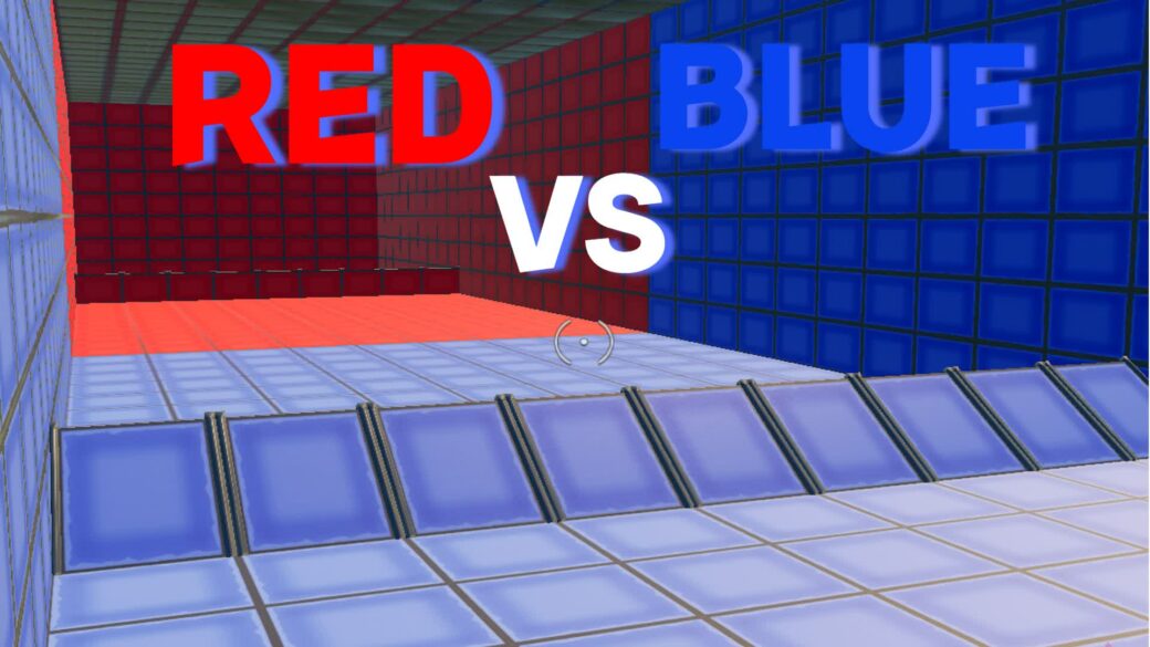 RED VS BLUE 1V1 FUN [ inkybruh ] – Fortnite Creative Map Code