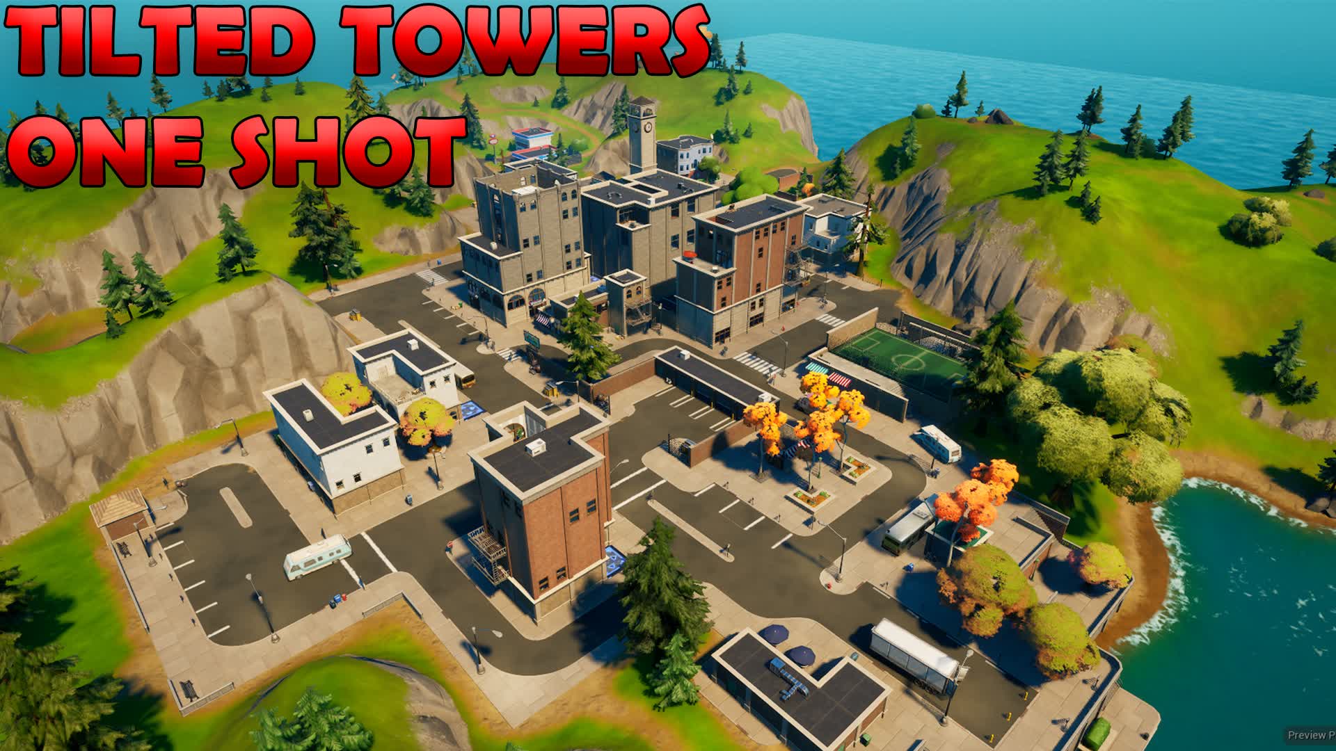 Tilted Towers ONE SHOT [ teamgalactic ] – Fortnite Creative Map Code