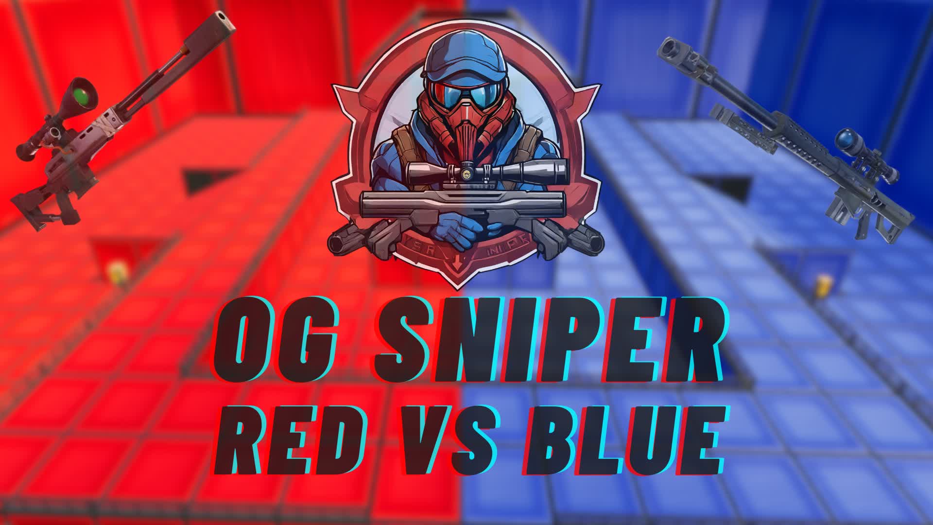 OG ONE SHOT SNIPER RED VS BLUE [ jann1s ] – Fortnite Creative Map Code