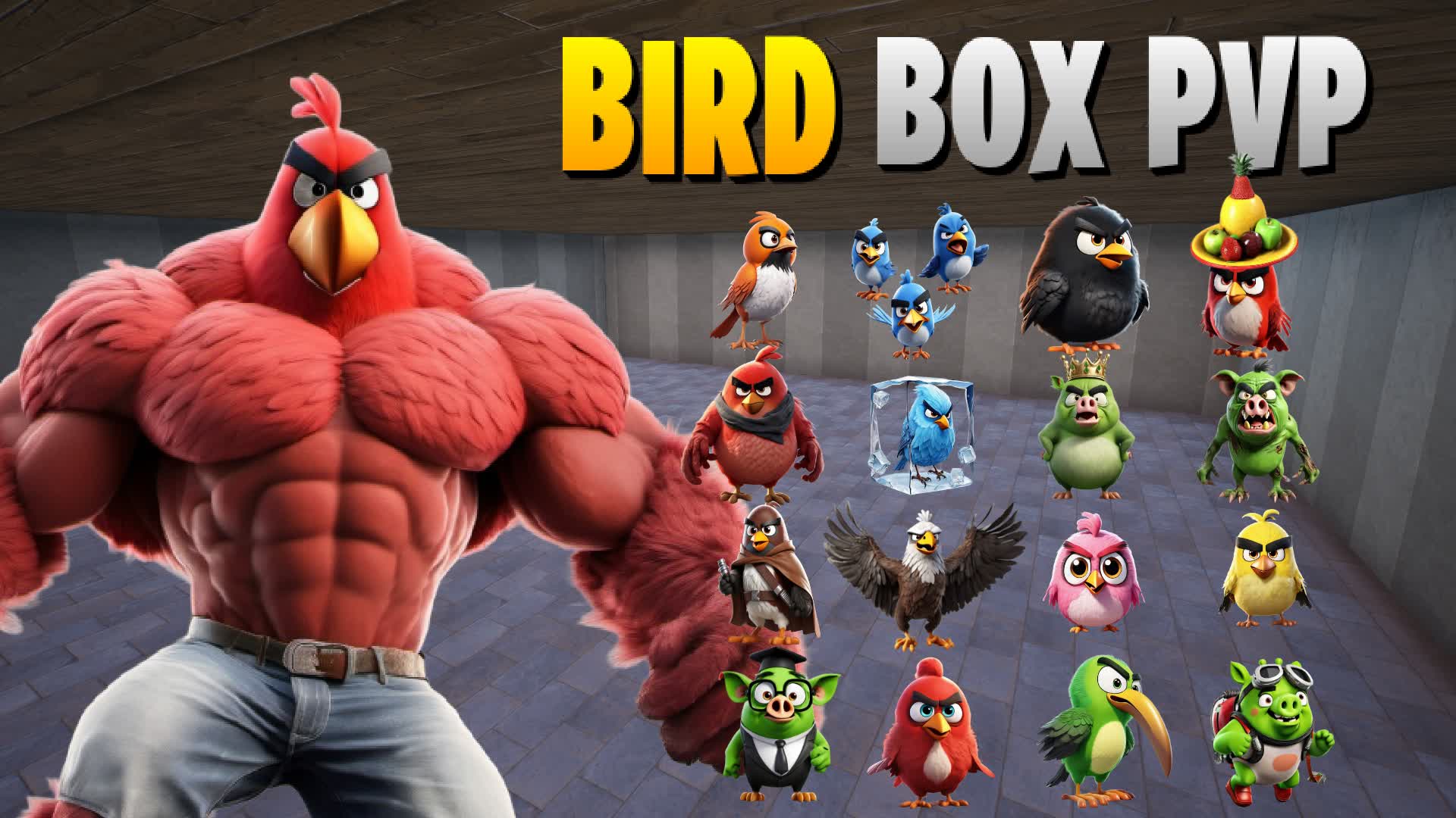 📦Bird Box PVP🐦 [ groundup ] – Fortnite Creative Map Code