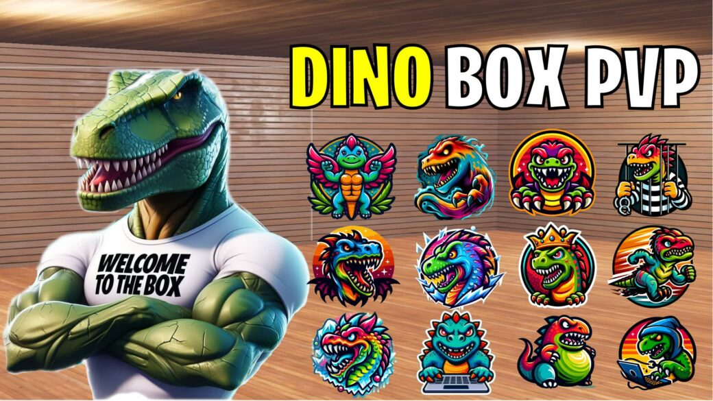 🦖DINO BOX PVP📦 [ brocklee ] – Fortnite Creative Map Code