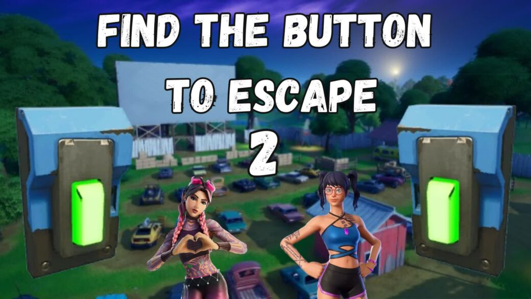 Find the button to escape 2 [ hasmatgaming ] – Fortnite Creative Map Code