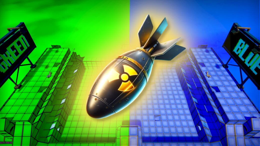 🚀NUKE GREEN VS BLUE CAPTURE THE FLAG🚩 [ backpackjnr ] – Fortnite ...