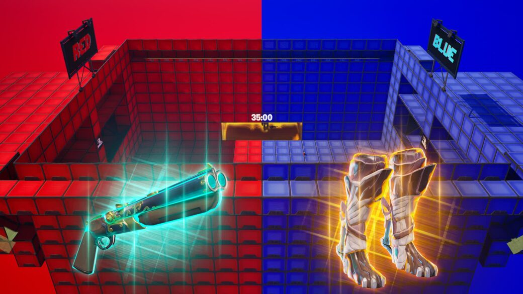 CRAZYY RED VS BLUE🔴🔵 [ oatly ] – Fortnite Creative Map Code