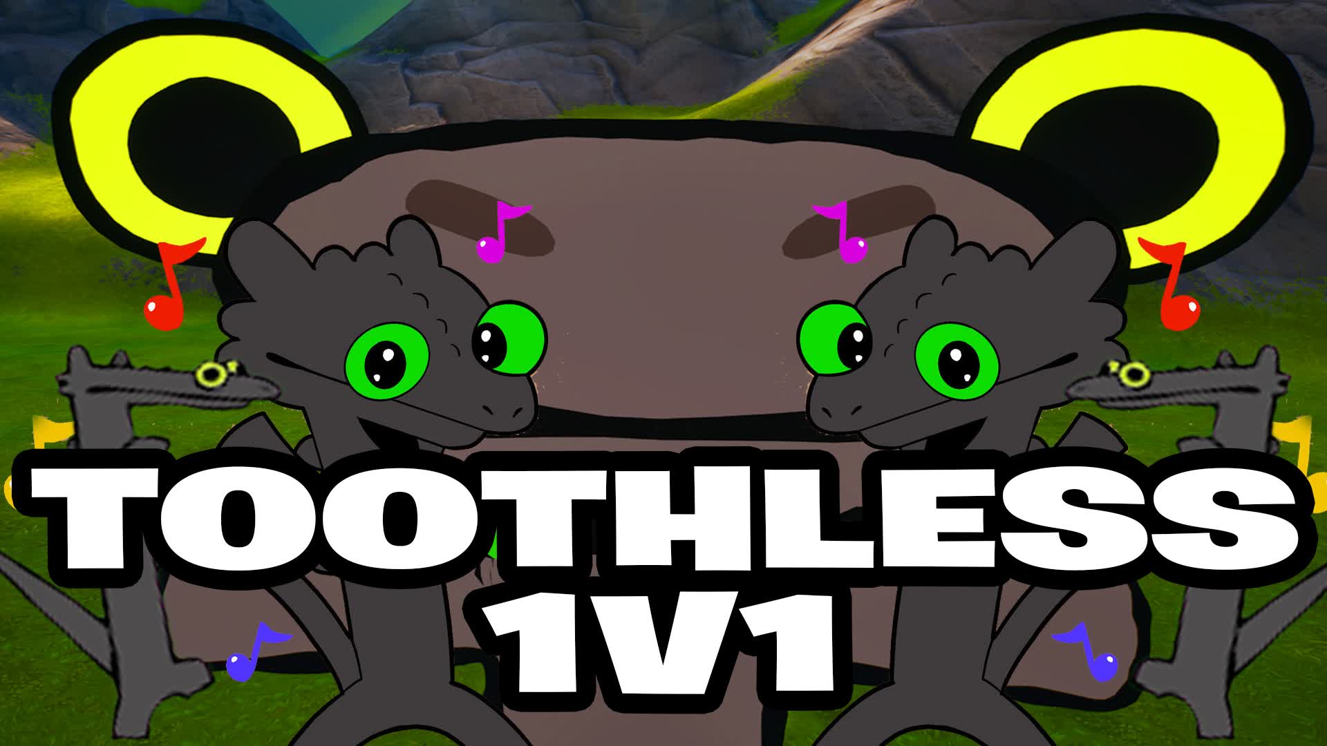TOOTHLESS MEME 1V1 MAP 🐉🕺 [ POS ] – Fortnite Creative Map Code