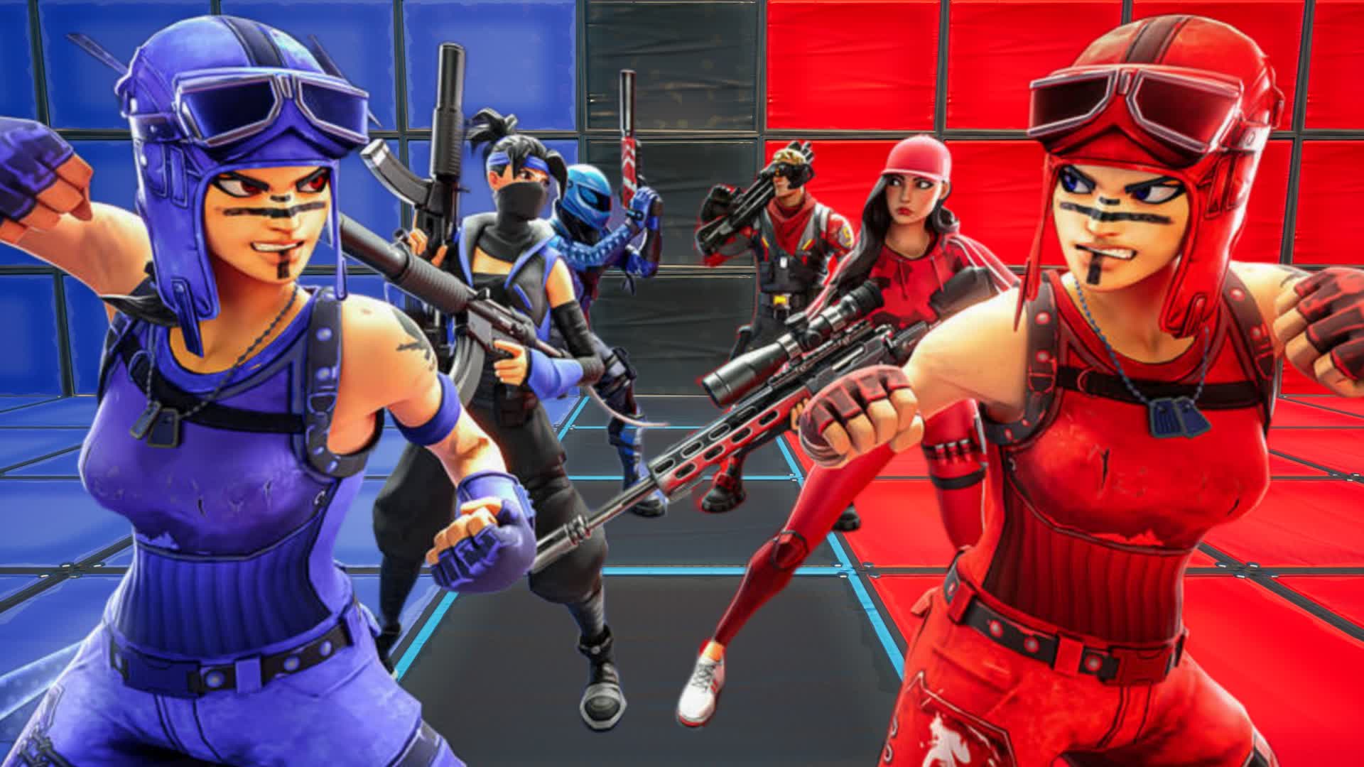 Red vs Blue - Pit [ realkade ] – Fortnite Creative Map Code