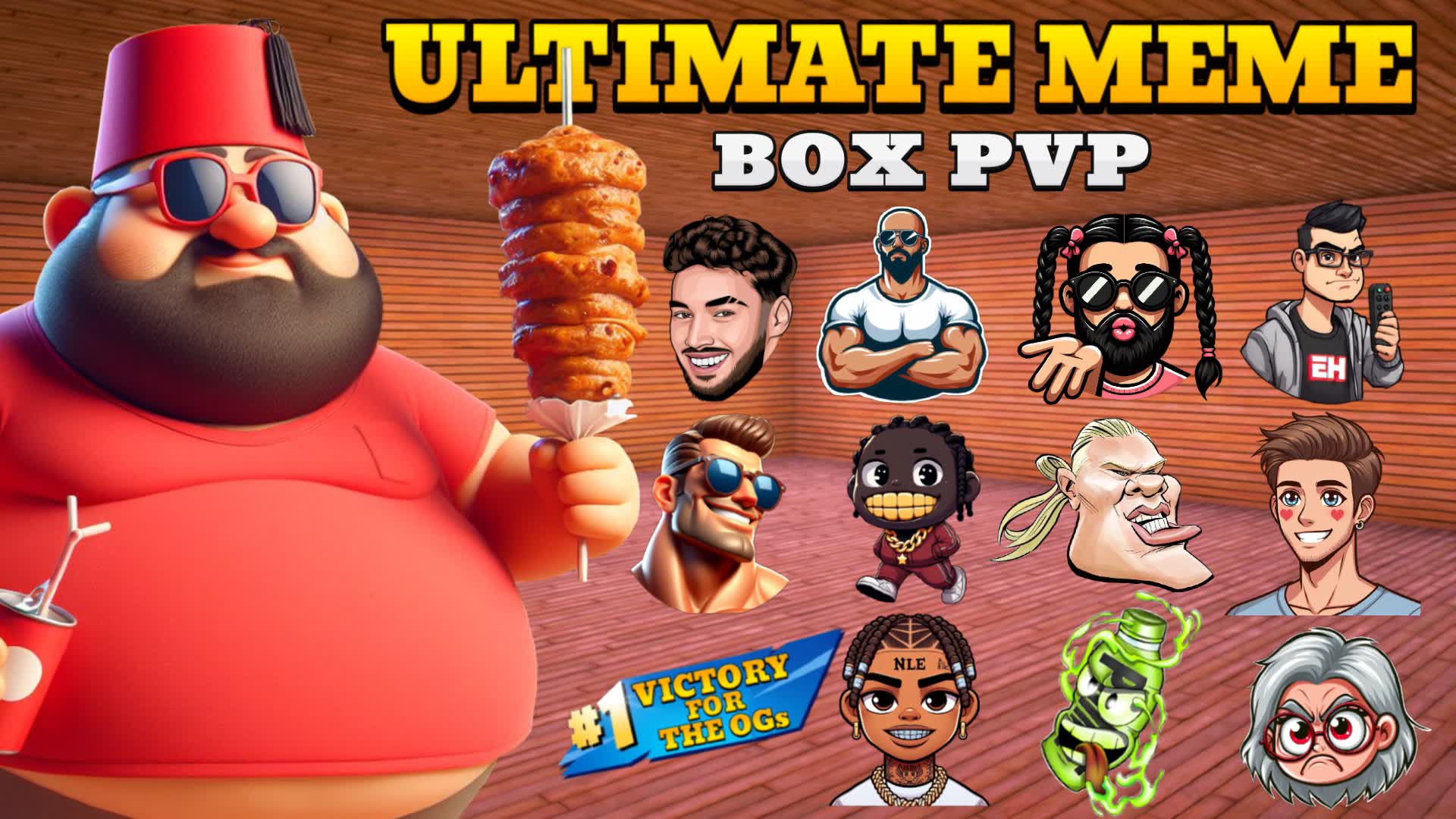 💀ULTIMATE MEME BOX PVP📦 [ guccigandalf ] – Fortnite Creative Map Code