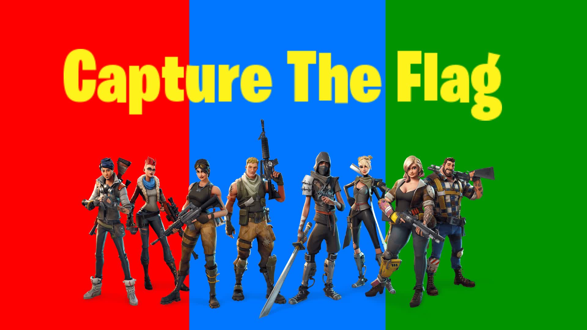 3 TEAM Capture The Flag!! [ scoobydrew ] – Fortnite Creative Map Code
