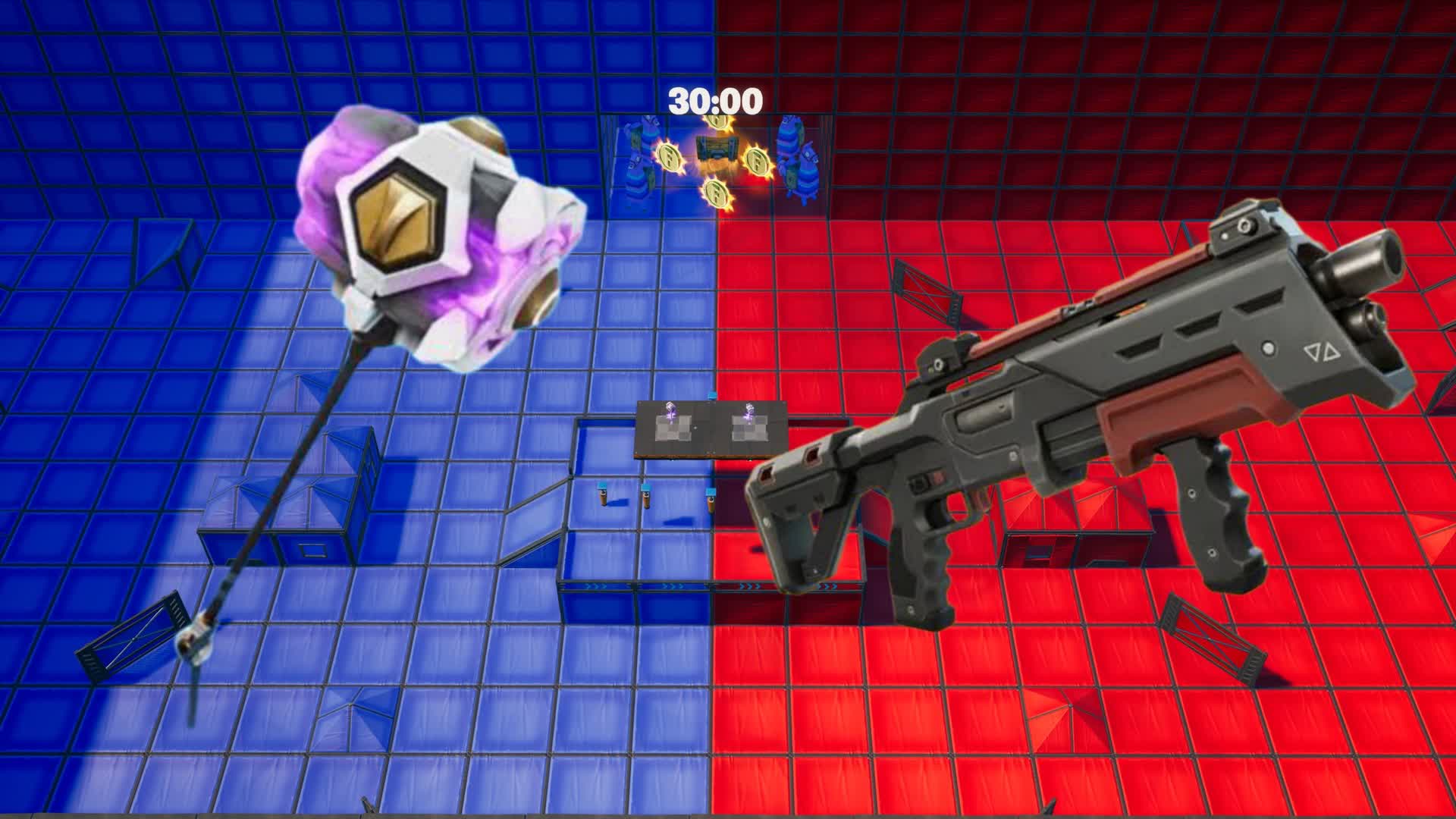 Red vs Blue - Pit [ realkade ] – Fortnite Creative Map Code