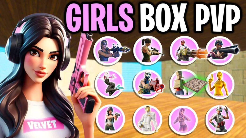 Girls Only Box Fight PVP [ ssnsanta ] – Fortnite Creative Map Code