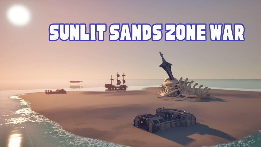 Sunlit Sands Zone War | 4v4v4v4 [ jpro ] – Fortnite Creative Map Code