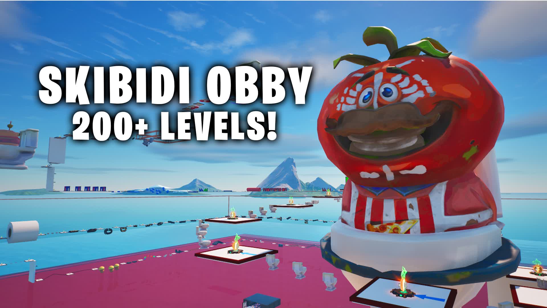 SKIBIDI OBBY +200 LEVELS! [ trulynator ] – Fortnite Creative Map Code
