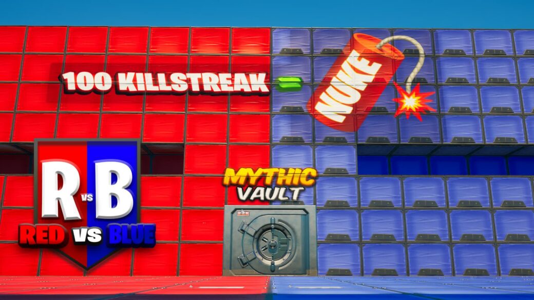 KILLSTREAK POWERS | MEGA RED🔴 VS BLUE🔵 [ 200pumpfullbox ] – Fortnite ...