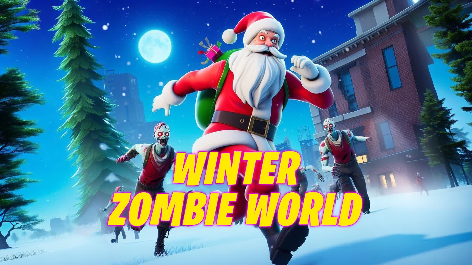 ️WINTER ZOMBIE WORLD🧟 [ imho ] – Fortnite Creative Map Code
