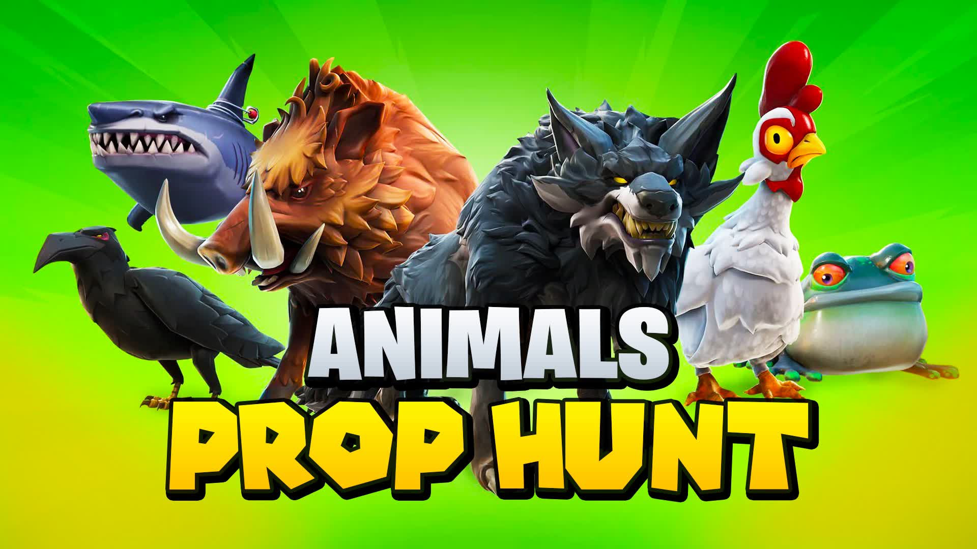 ANIMALS - PROP HUNT [ pbn ] – Fortnite Creative Map Code