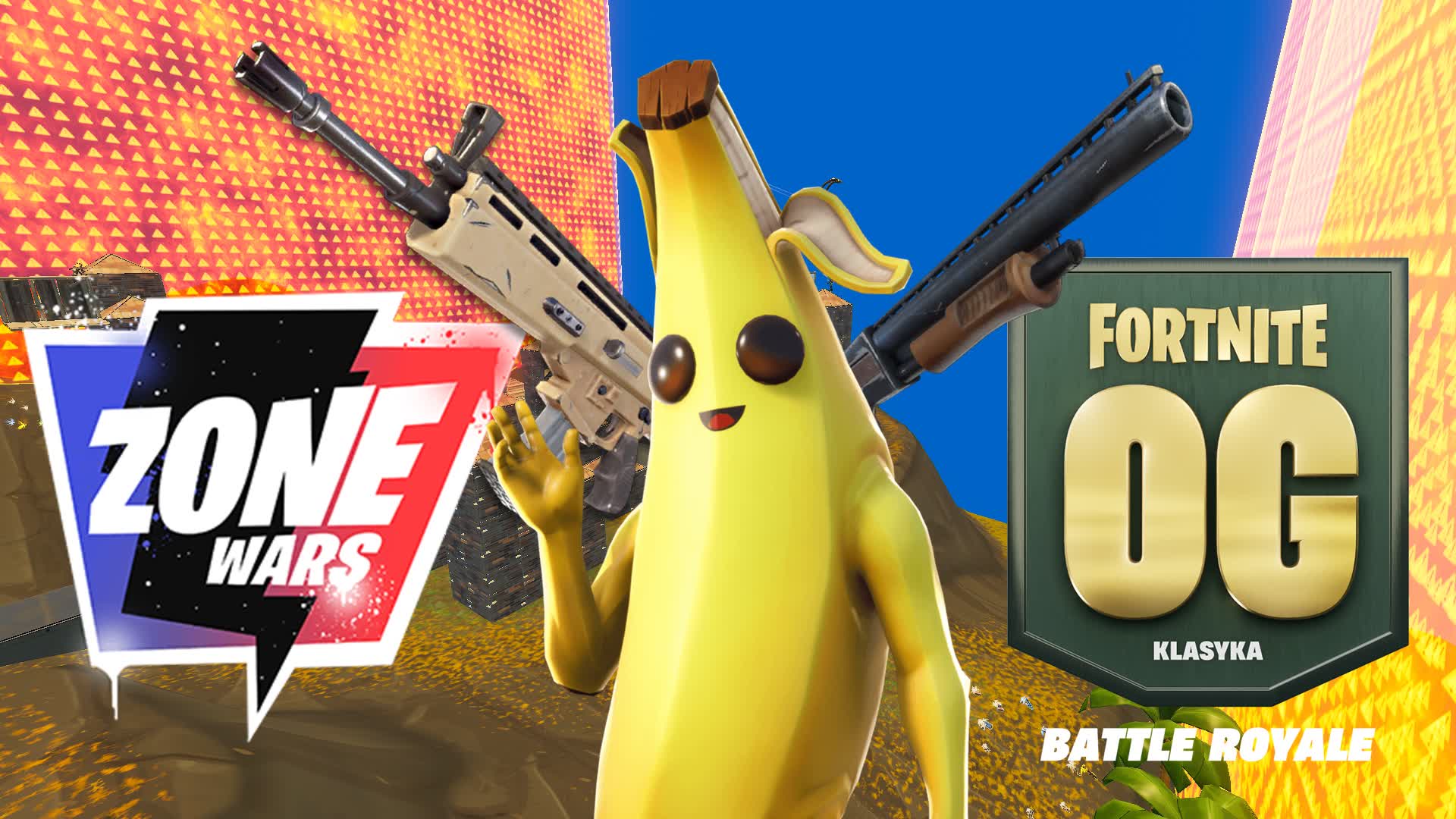 OG Peely🍌 Enigma Downhill Zonewars [ ivixtube ] – Fortnite Creative Map Code