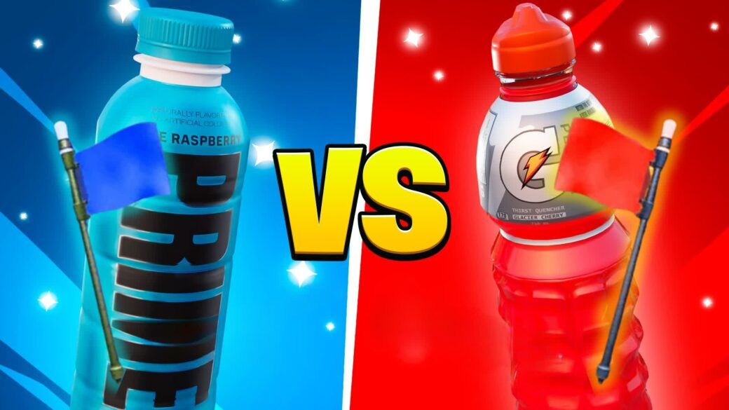 🔵PRIME VS GATORADE🔴CAPTURE THE FLAG🚩 [ yuck ] – Fortnite Creative Map Code