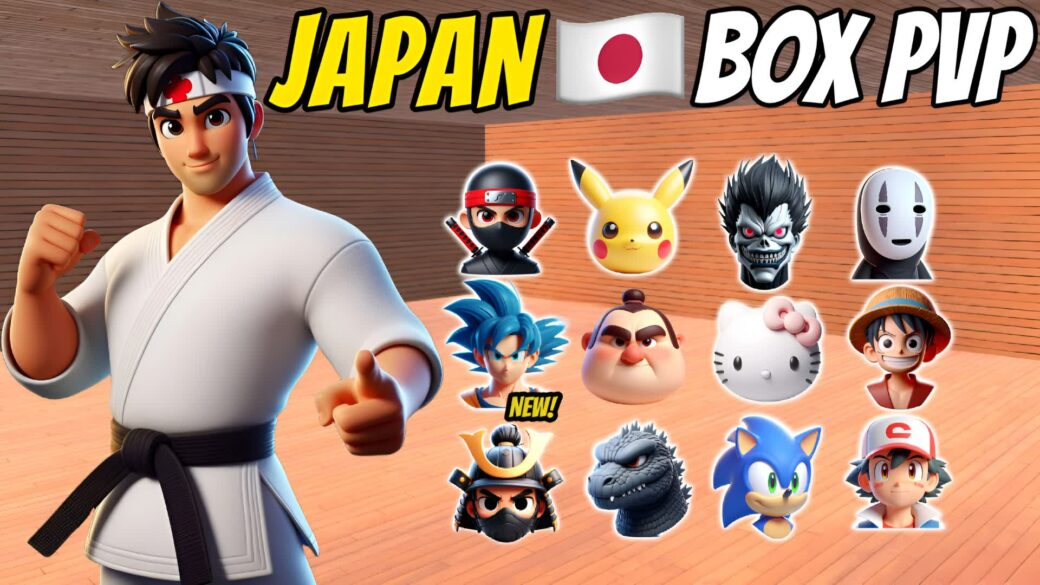 🇯🇵 JAPAN BOX PVP 📦 [ burritoboy ] – Fortnite Creative Map Code