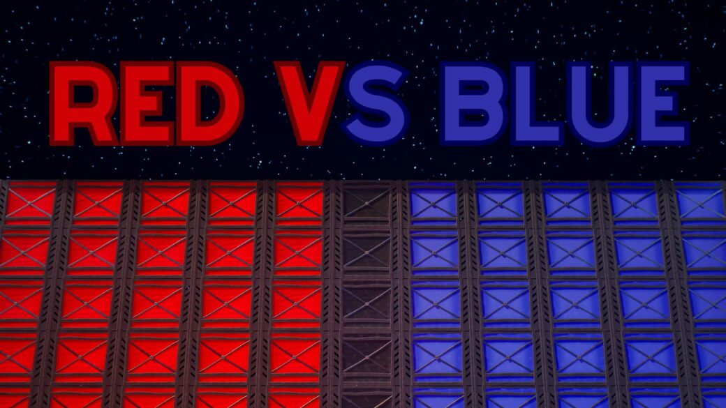 🚩Red vs Blue in the space ! [ oneforall ] – Fortnite Creative Map Code