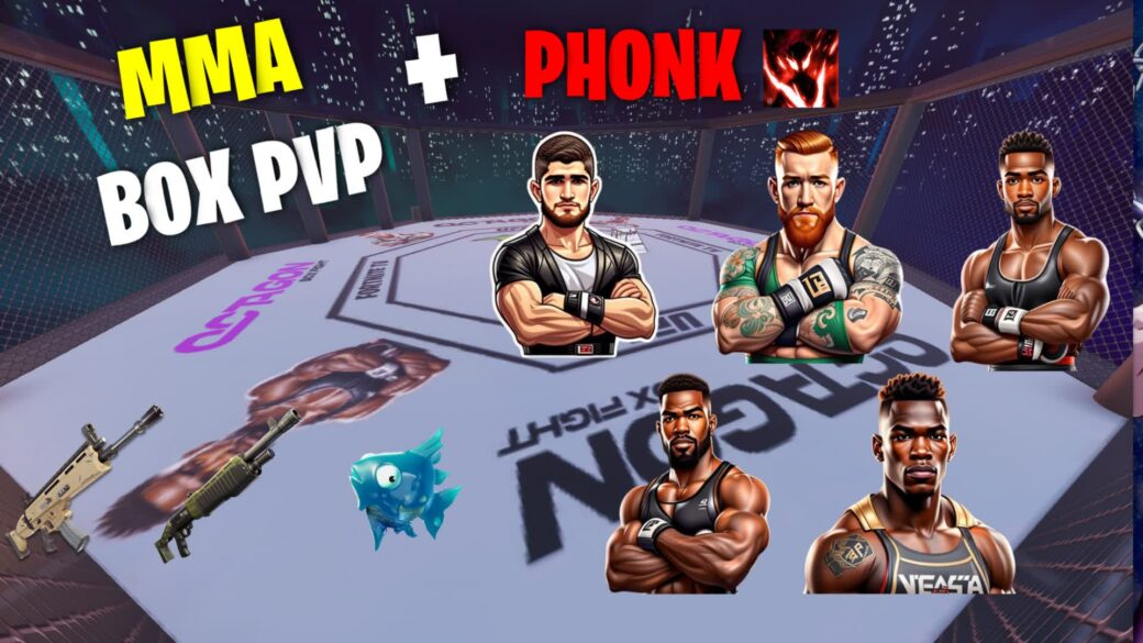 Octagon MMA Box PVP 📦 [ tenma ] – Fortnite Creative Map Code