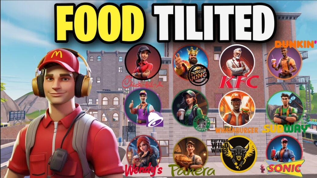 🍔FOOD TILTED ZONE WARS⭐ [ cgsamoa ] – Fortnite Creative Map Code
